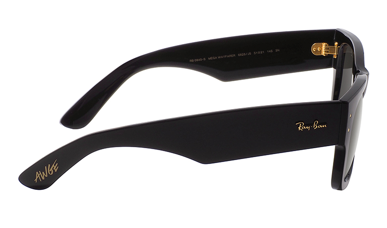 RB 0840S 901/58 Mega Wayfarer Blacked Out ASAP Rocky / Ray-Ban